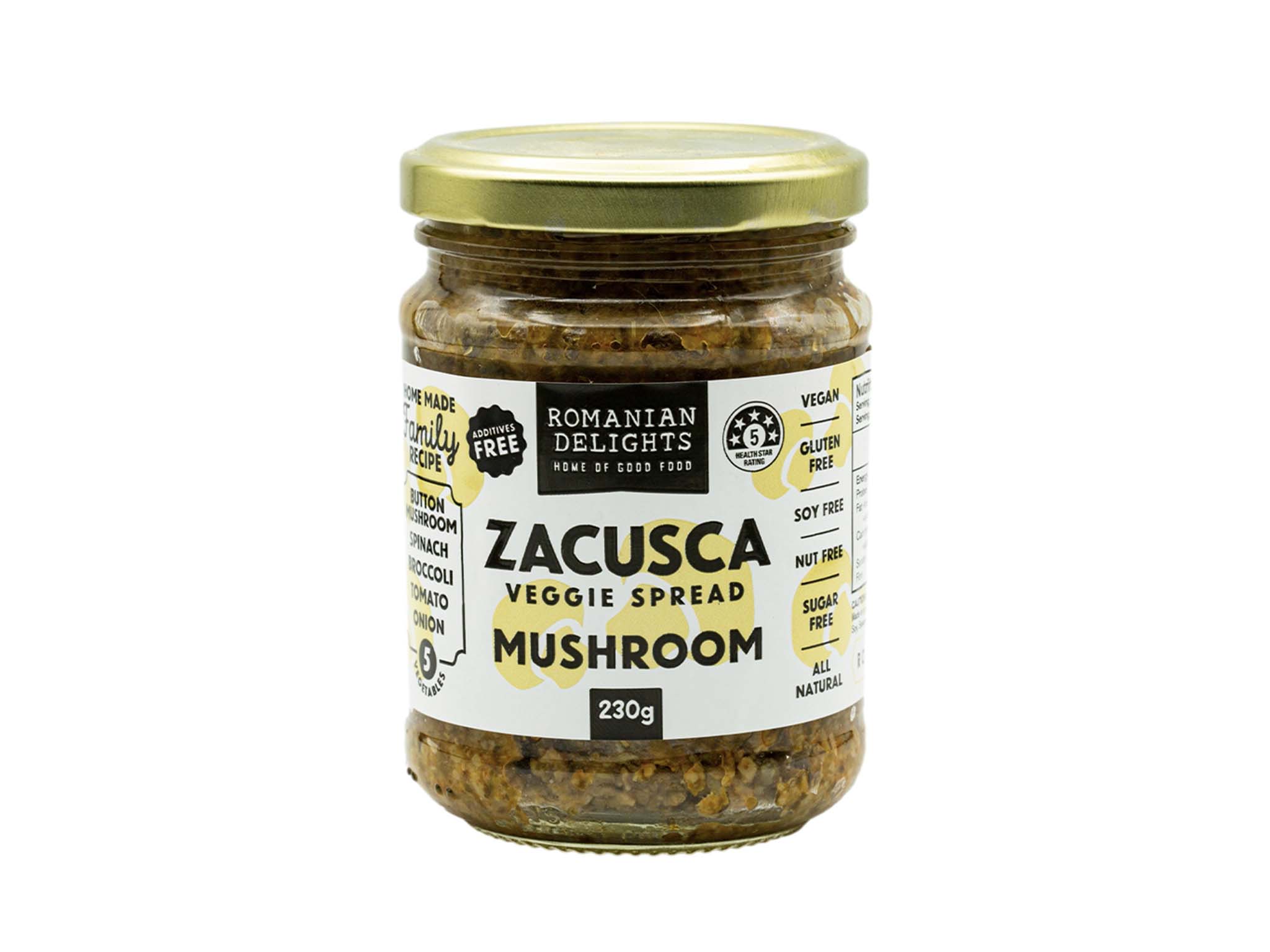 Romanian Delights Zacusca Mushroom - Visit Cowra